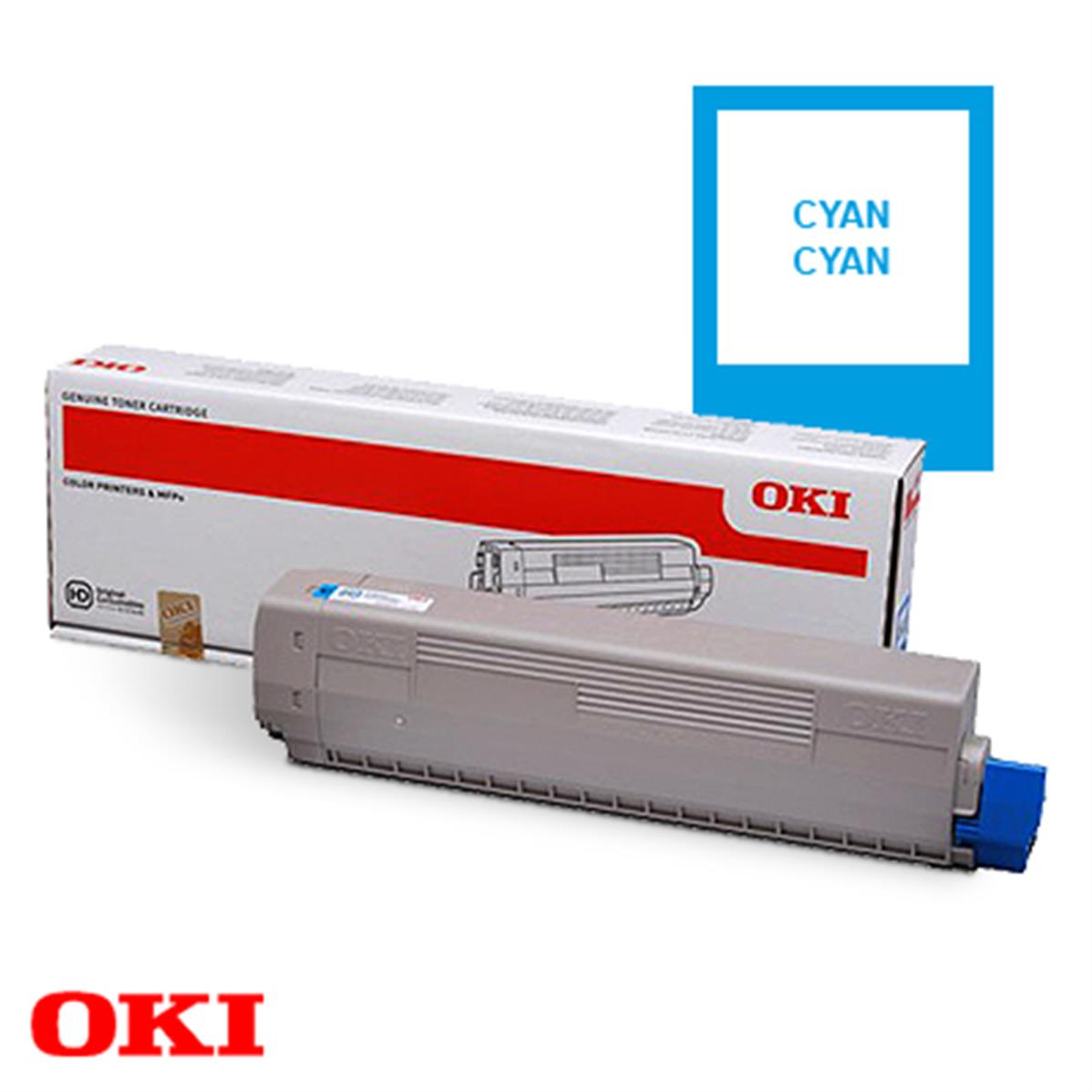 Cartouches Toner OKI C831 Cyan Oki